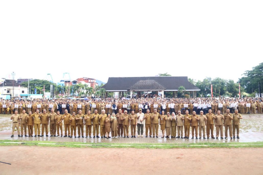 APEL PERDANA BERSAMA ASN, INI ARAHAN PENJABAT GUBERNUR SADALI IE ...