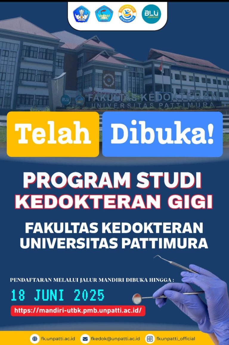 Unpatti Kembali Buka Penerimaan Mahasiswa Baru Jalur Seleksi Mandiri ...